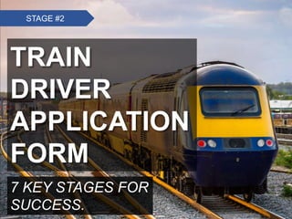 How To Become A Train Driver - Application Form, Train Driver Tests and ...