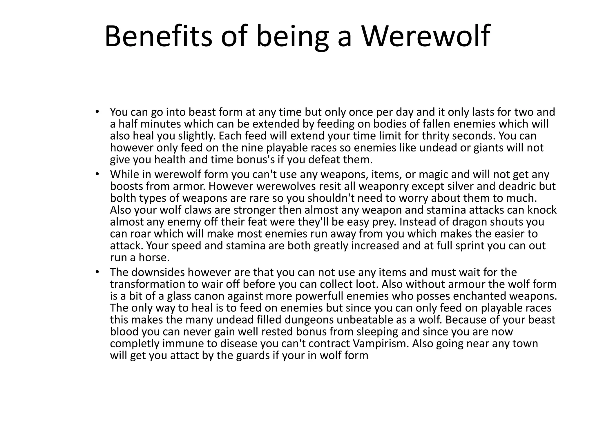 How to become a werewolf (2) | PPTX | Arms & Ammunition | Sensitive Topics