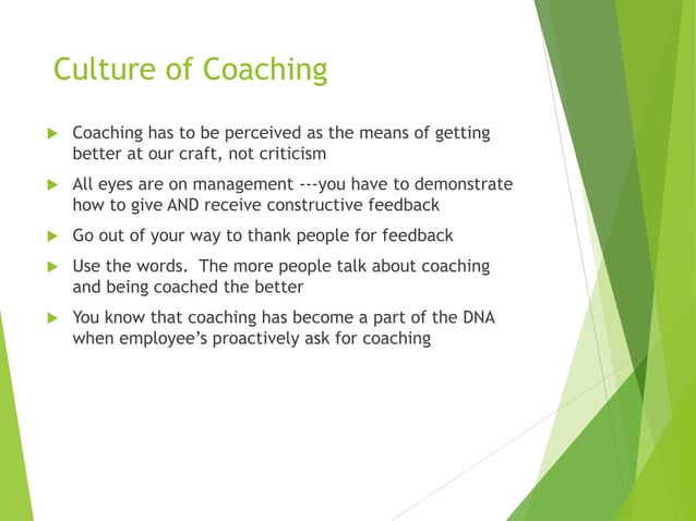 How to become a world class coach | PPT