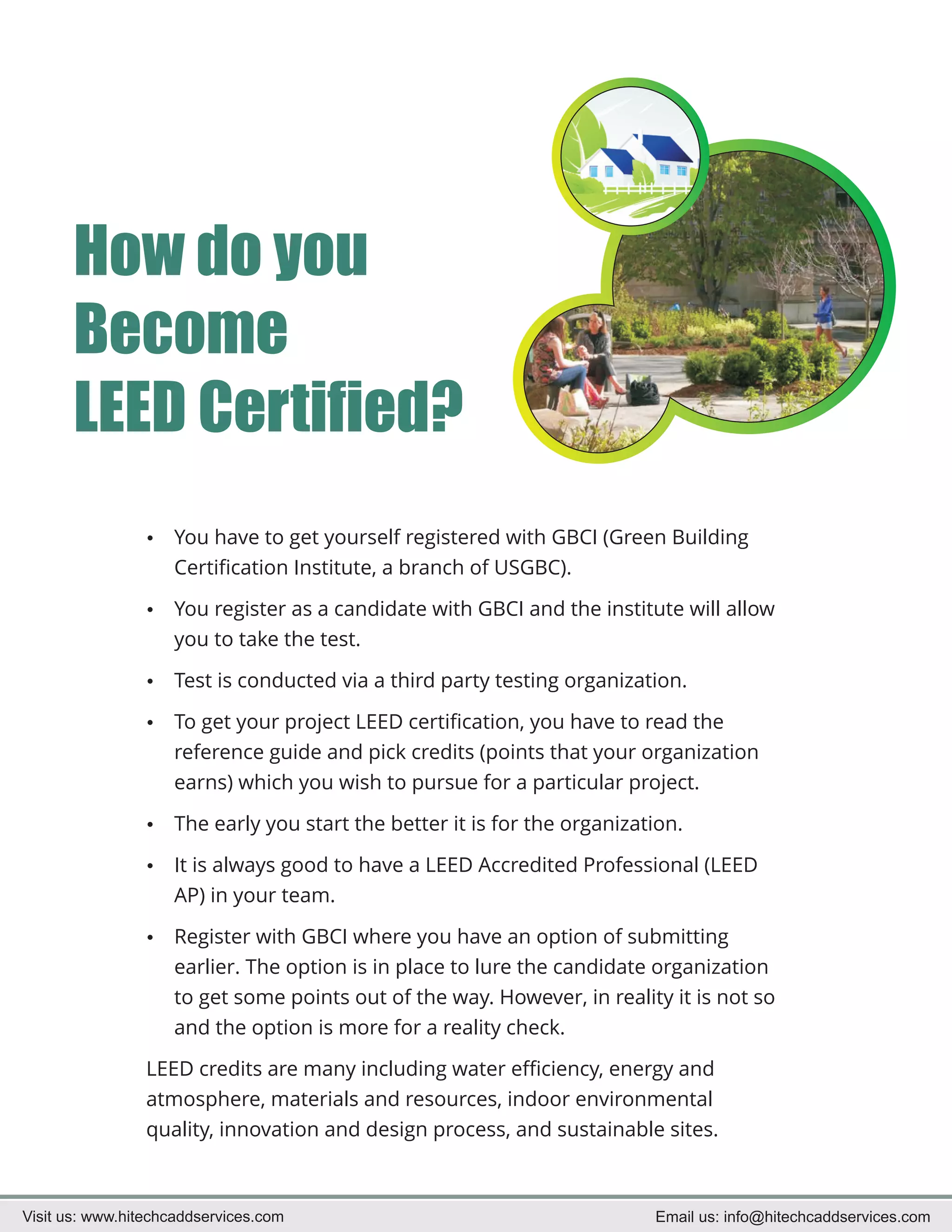 How to become leed certified - Get Brief Information | PDF