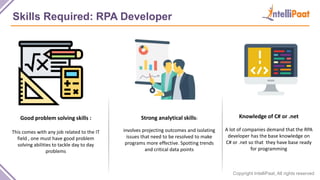 How to become rpa developer | PPT