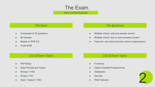 How to become a Zend Certified PHP Engineer | PPTX