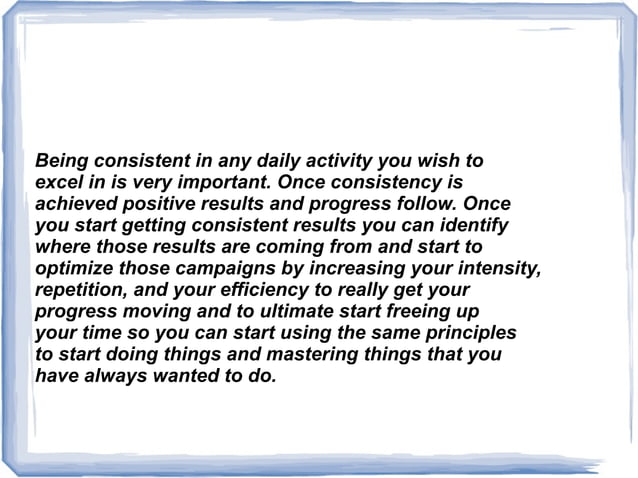 How to be consistent | ODP | Career Advice | Careers
