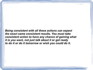 How to be consistent | ODP