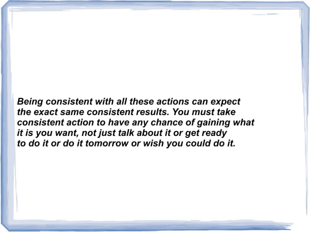 How to be consistent | ODP | Career Advice | Careers