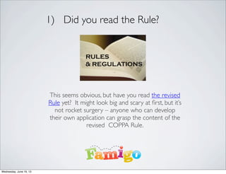 10 Step Guide to COPPA Compliance | PPT