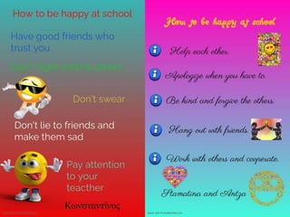 How to be happy at school Ε1pptx.pptx