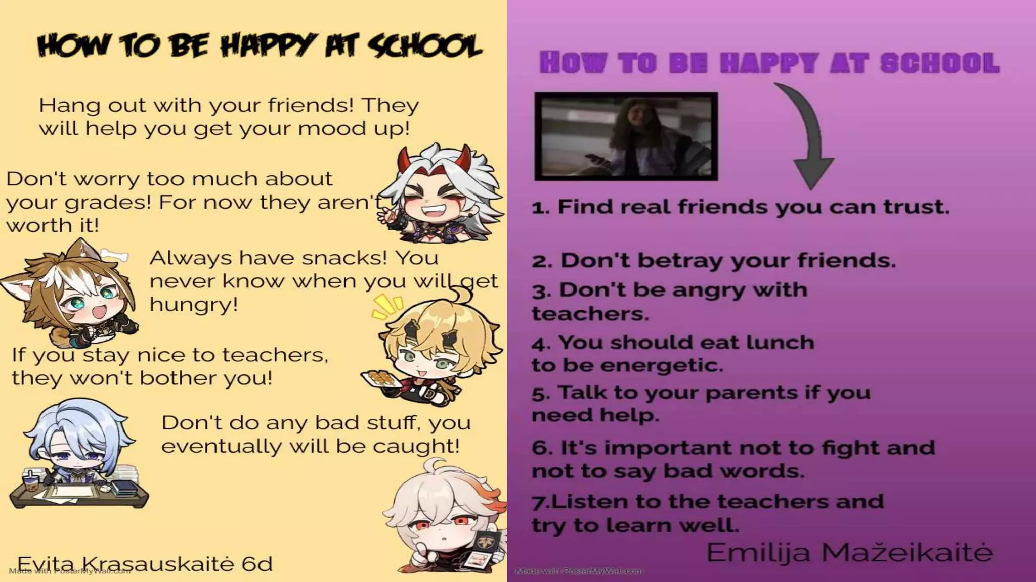 How to be Happy at School posters.pptx