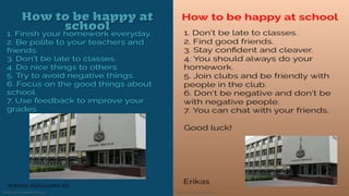 How to be Happy at School posters.pptx