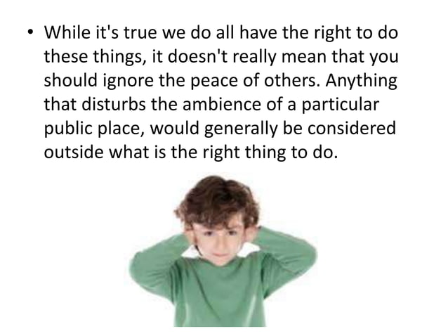 How to behave in public places | PPTX