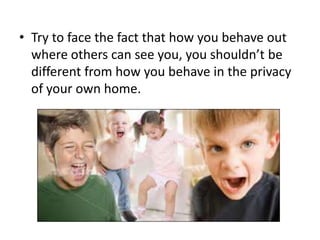 How to behave in public places | PPTX