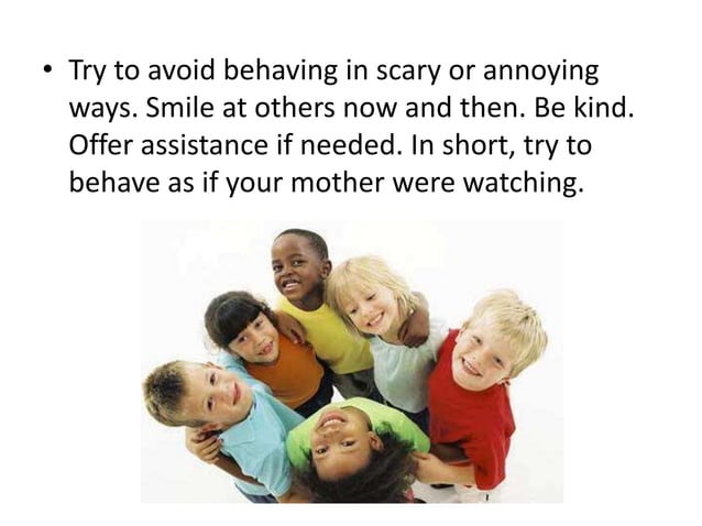 How to behave in public places | PPTX
