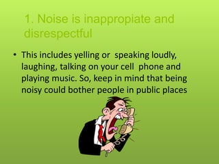 How to behave in public places? | PPTX