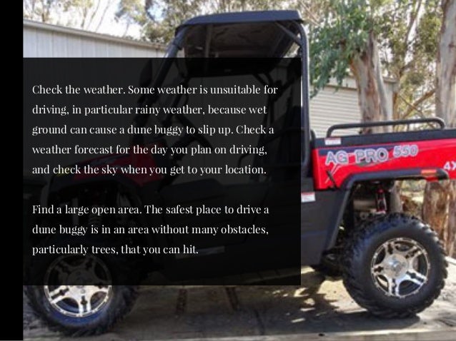 How To Be Safe On A Dune Buggy