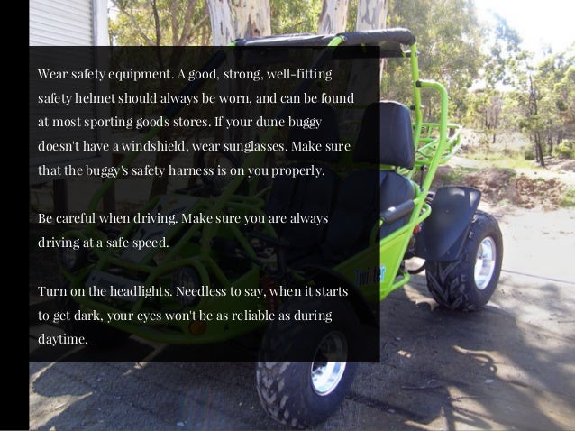 How To Be Safe On A Dune Buggy