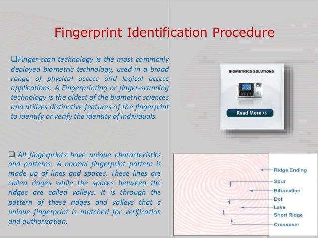 How to biometric fingerprint reader’s scanners work
