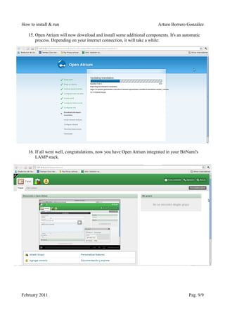 How to install Open Atrium over LAMP stack | PDF | Computer Software and Applications | Computing