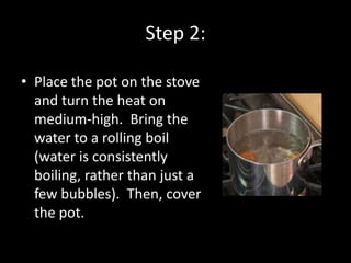 How to boil an egg | PPTX