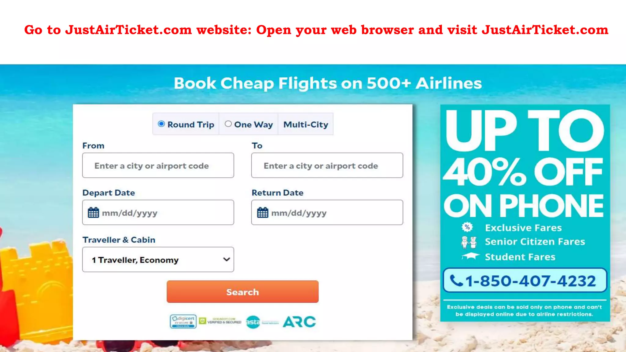 How To Book a Flight Ticket at Justairticket.com.pptx
