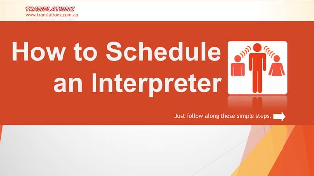 How to book an interpreter powerpoint | PPT