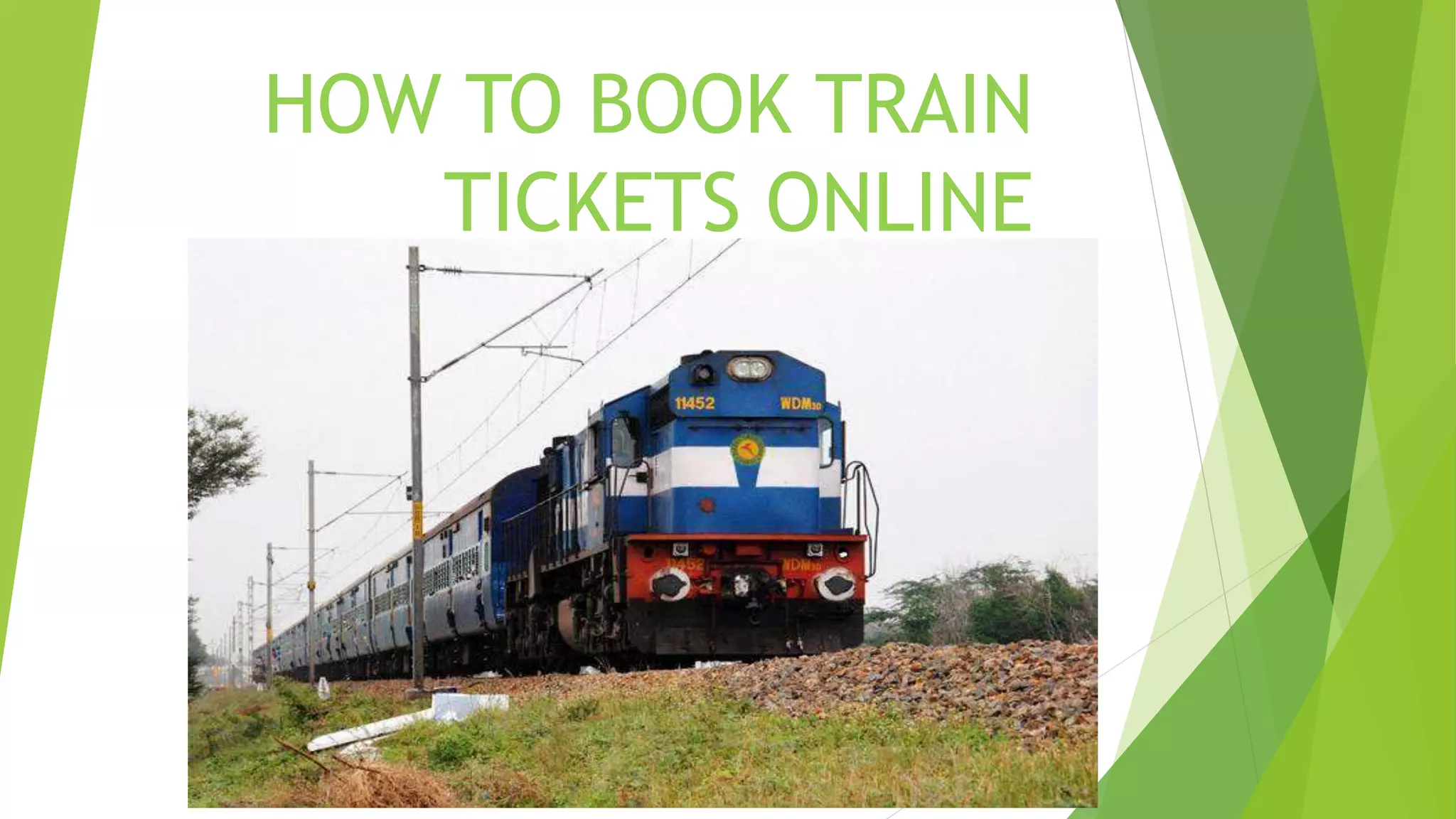 how to booking train ticket online.pptx | Free Download