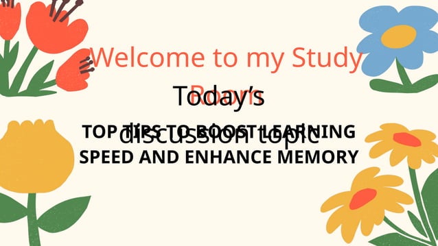 how to boost learning speed and enhance memory and concentration.pptx