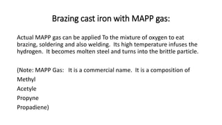 How to braze cast iron | PPTX