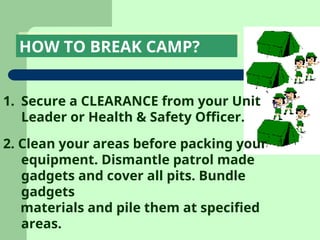 Girl Scouting Break Camp Procedures.ppt