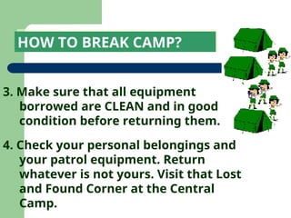Girl Scouting Break Camp Procedures.ppt