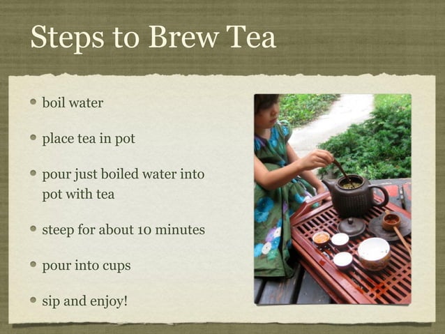 How to Brew Tea | PPT | Gardening | Home & Garden
