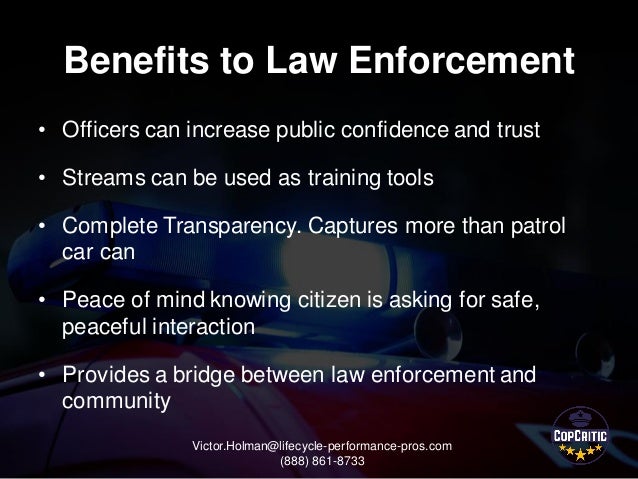 How to bring transparency to law enforcement