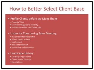 How to build a better client base | PPT