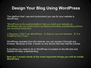 How To Build A Blog - Step-By-Step Guide | PPTX