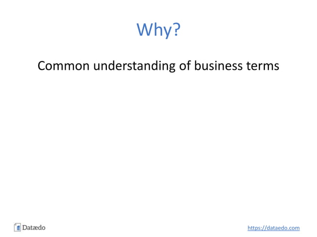 How to build a business glossary linked with data dictionary | PPTX