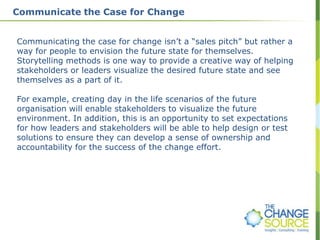 How to build a case for change | PPTX