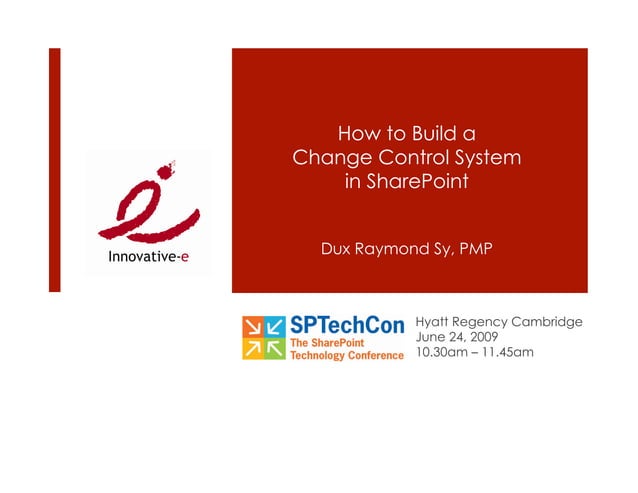 How To Build A Change Control System with SharePoint | PDF | Computer ...