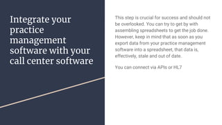 How to build a centralized healthcare call center | PPTX