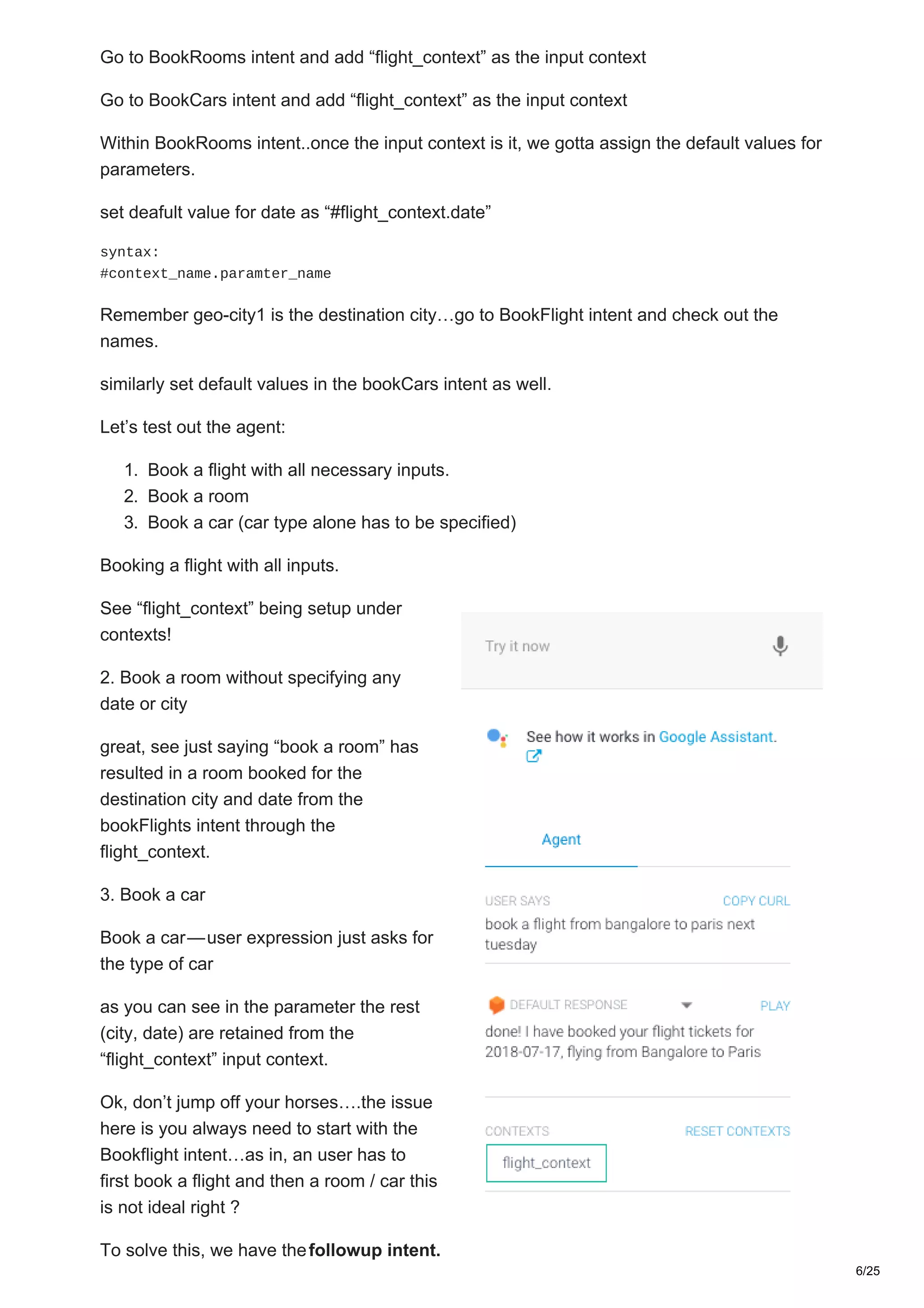 How to build a Chatbot with Google's Dialogflow | PDF