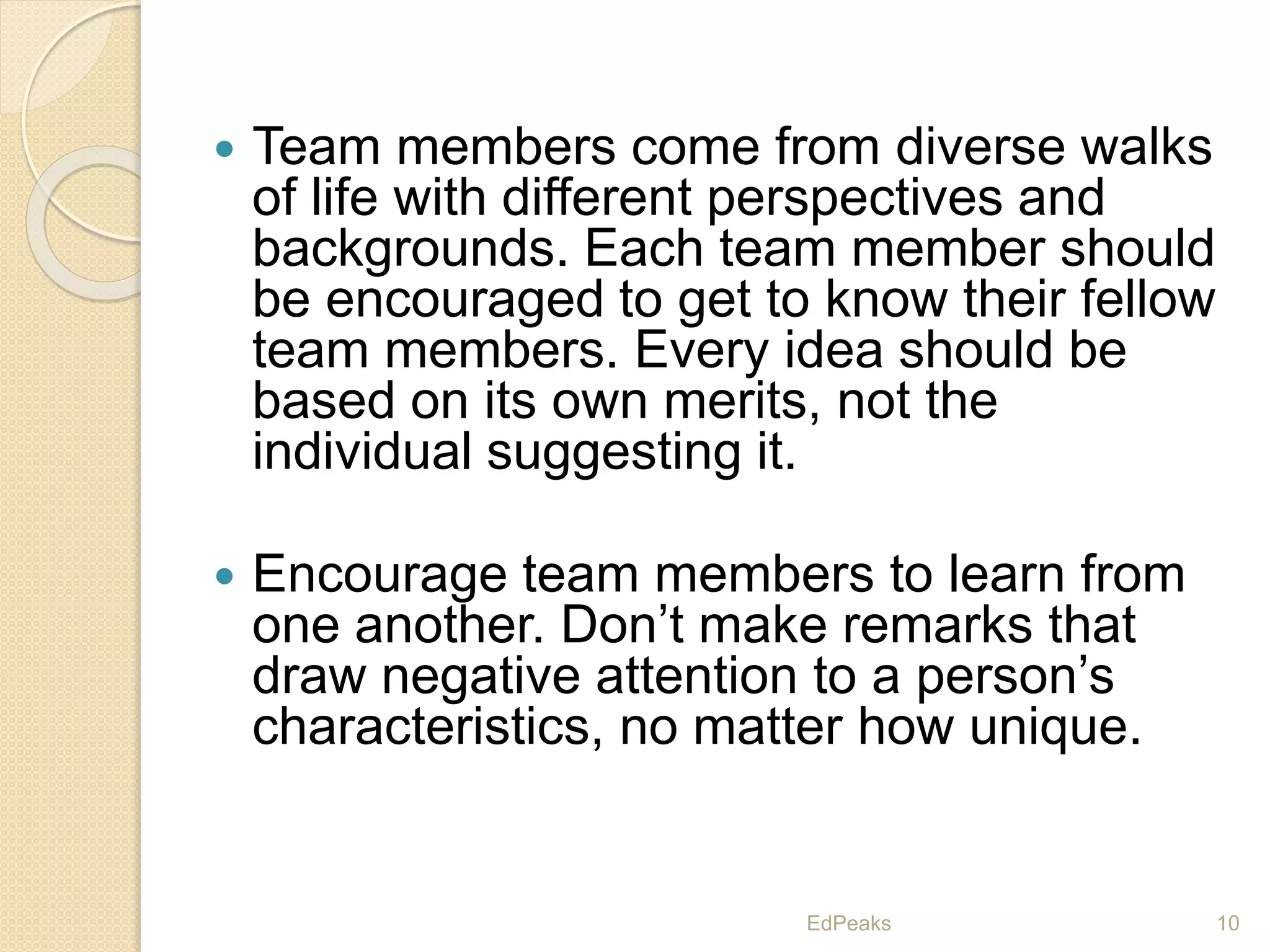 How to build a collaborative team environment | PPT