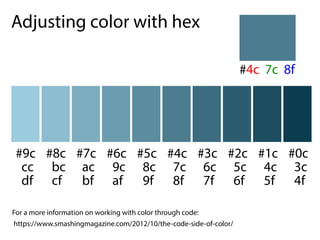 How to build a color palette | PDF