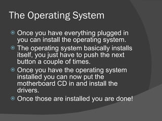How To Build A Computer | PPT