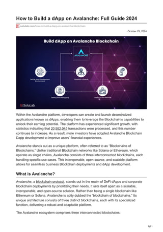 How to Build a dApp on Avalanche Full Guide 2024.pdf