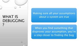 How to build a debuggle runtime | PPT