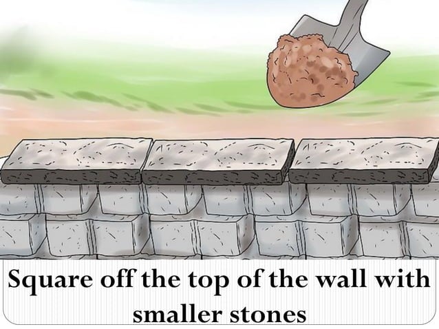 How to build a dry stack retaining rock wall | PDF