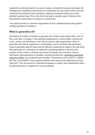 How to build a generative AI solution.pdf