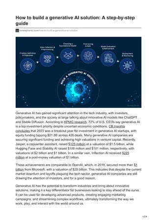 How to build a generative AI solution A step-by-step guide.pdf