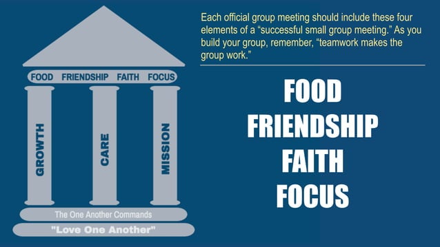 How to build a healthy lifegroup | PPT