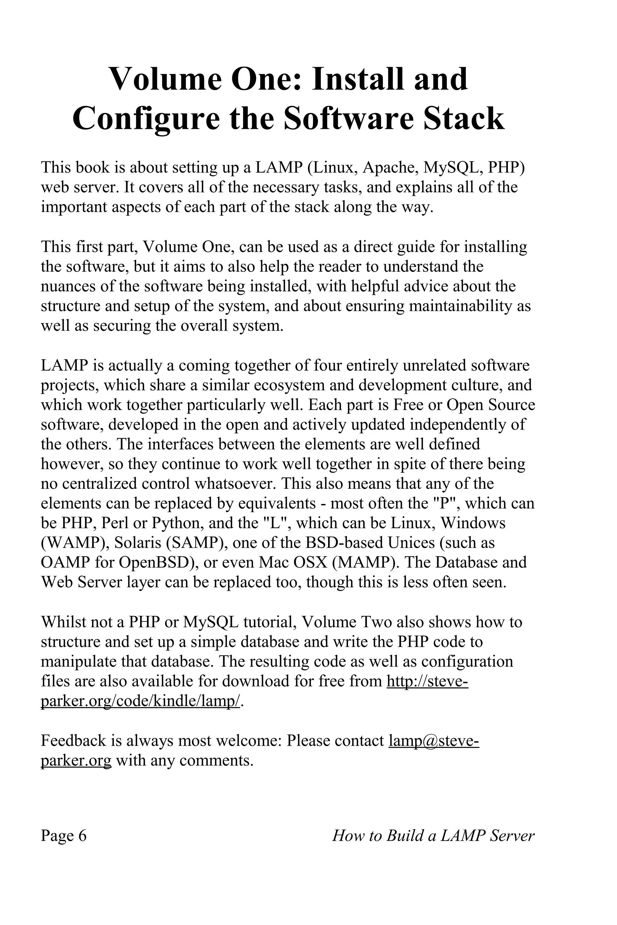 How to build a lamp server-sample | PDF