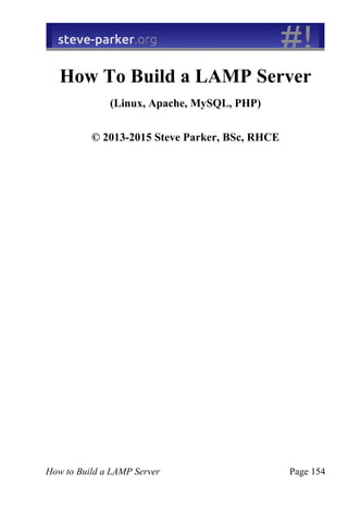How to build a lamp server-sample | PDF