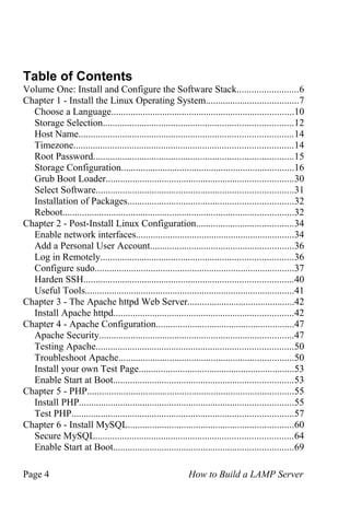 How to build a lamp server-sample | PDF
